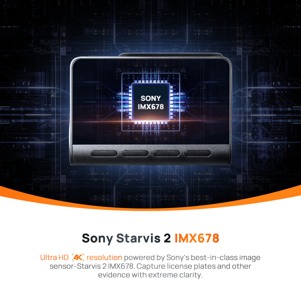 70mai A810 4K HDR Dual-Vision DashCam - NEXDIGITRON®