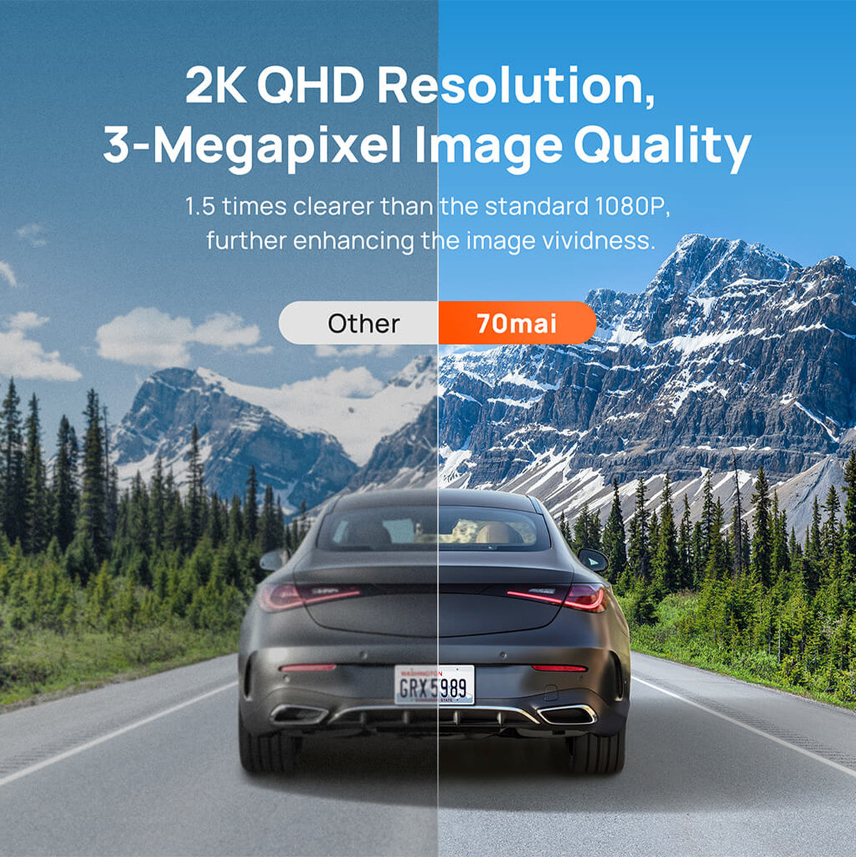 70mai M310 DashCam, 2K Resolution - NEXDIGITRON®