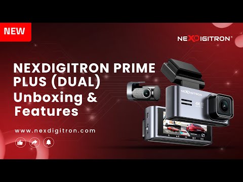 NEXDIGITRON PRIME PLUS 3-Channel DashCam