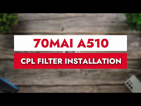 CPL Filter for 70mai A510, A500S & A200 – NEXDIGITRON